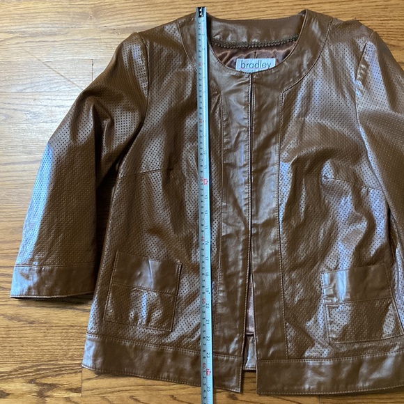 Bradley Bayou | Jackets & Coats | Bradley Bayou Perforated Brown ...